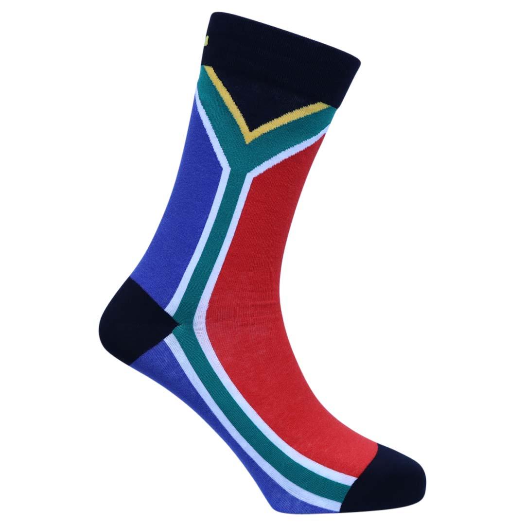 ‘SA Flag’ Cotton Socks – Sock Doctor SA